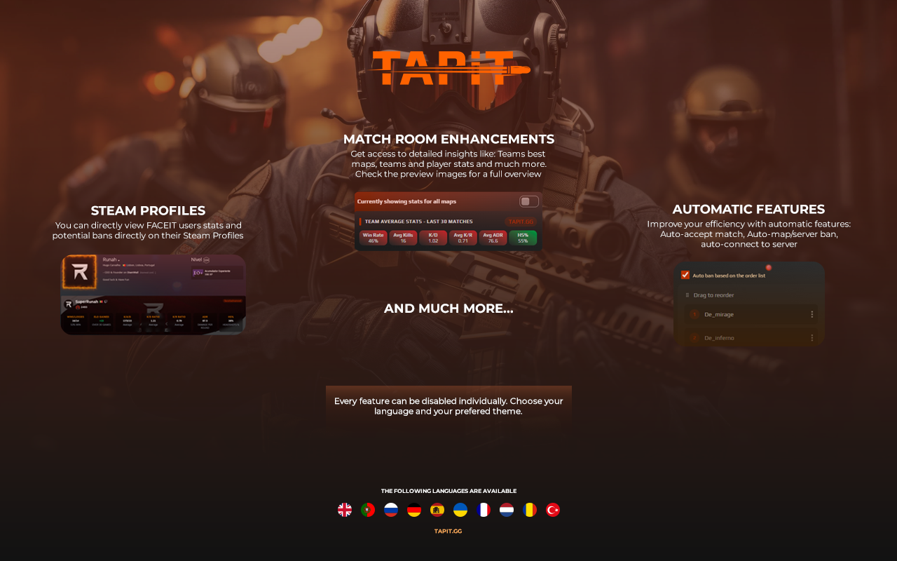 Tapit - Gameplay Extensions & Live Stream Widgets